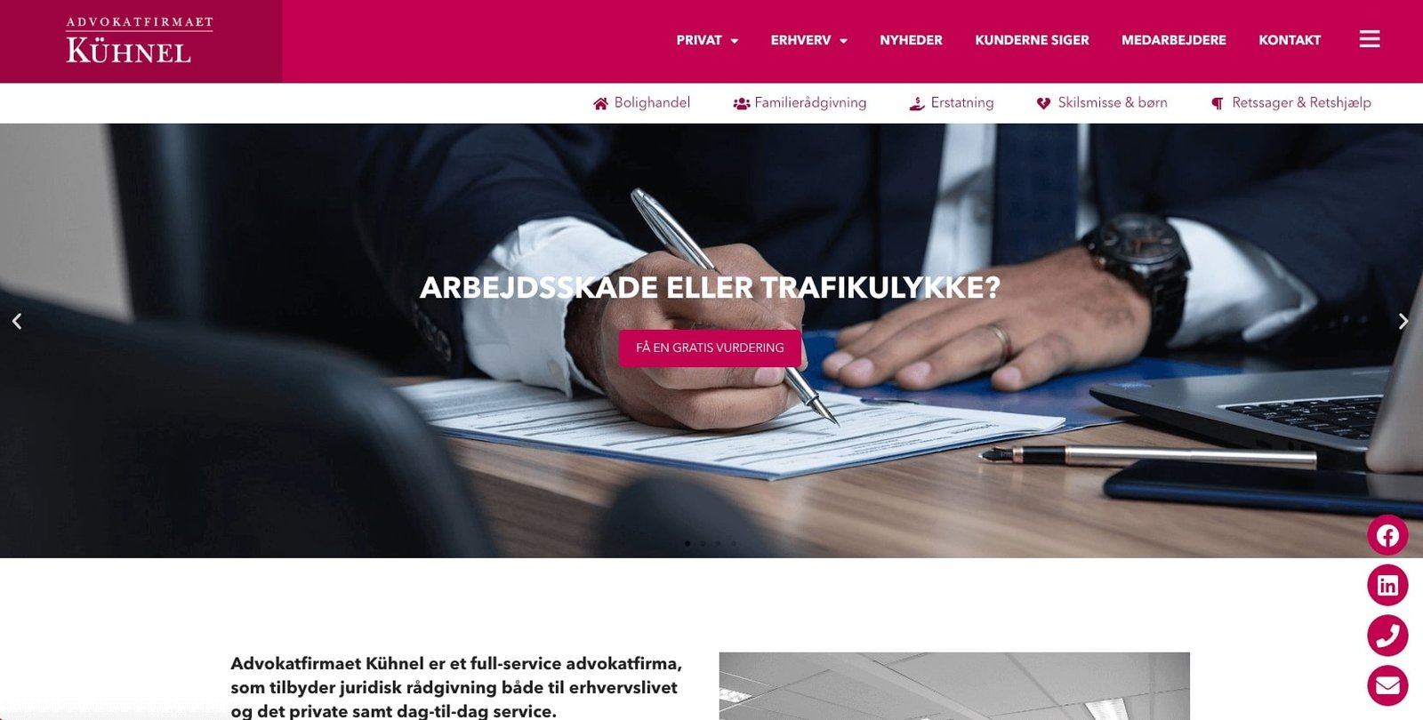 Professionel hjemmeside - Webman